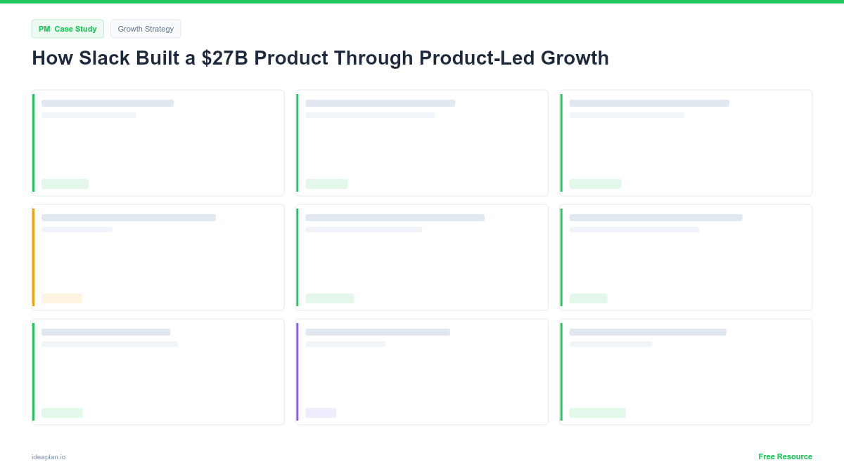 Slack's $27B Product-Led Growth Strategy