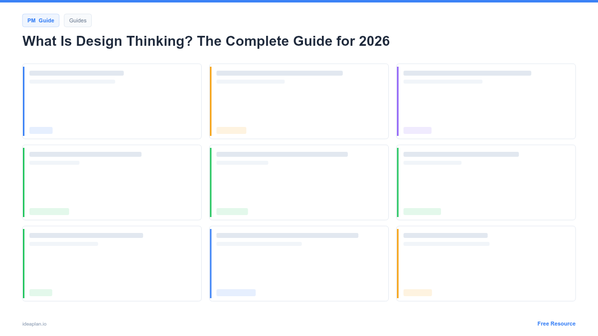 What Is Design Thinking? The Complete Guide for 2026