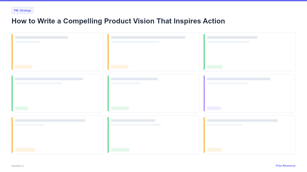 How to Write a Compelling Product Vision That Inspires